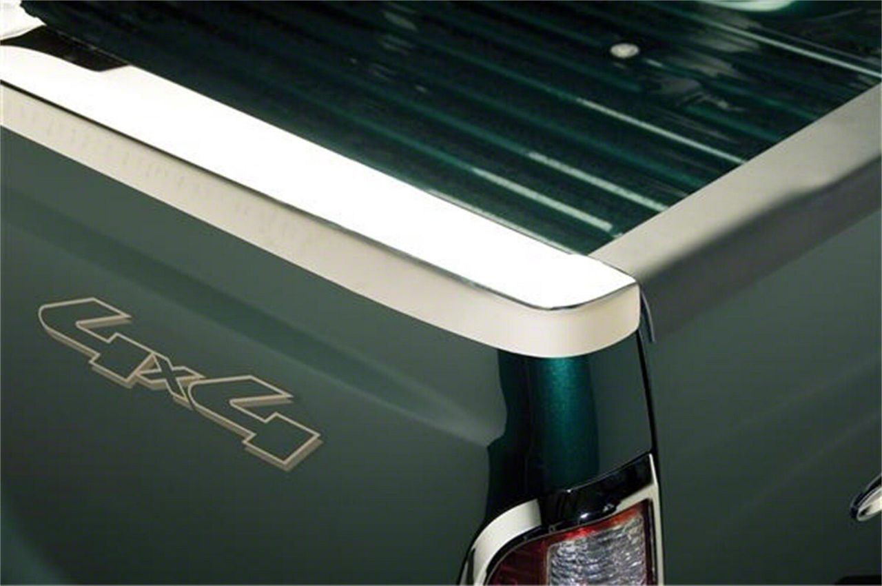 Putco Tundra Stainless Steel Bed Rail Skins without Stake Pocket Holes ...