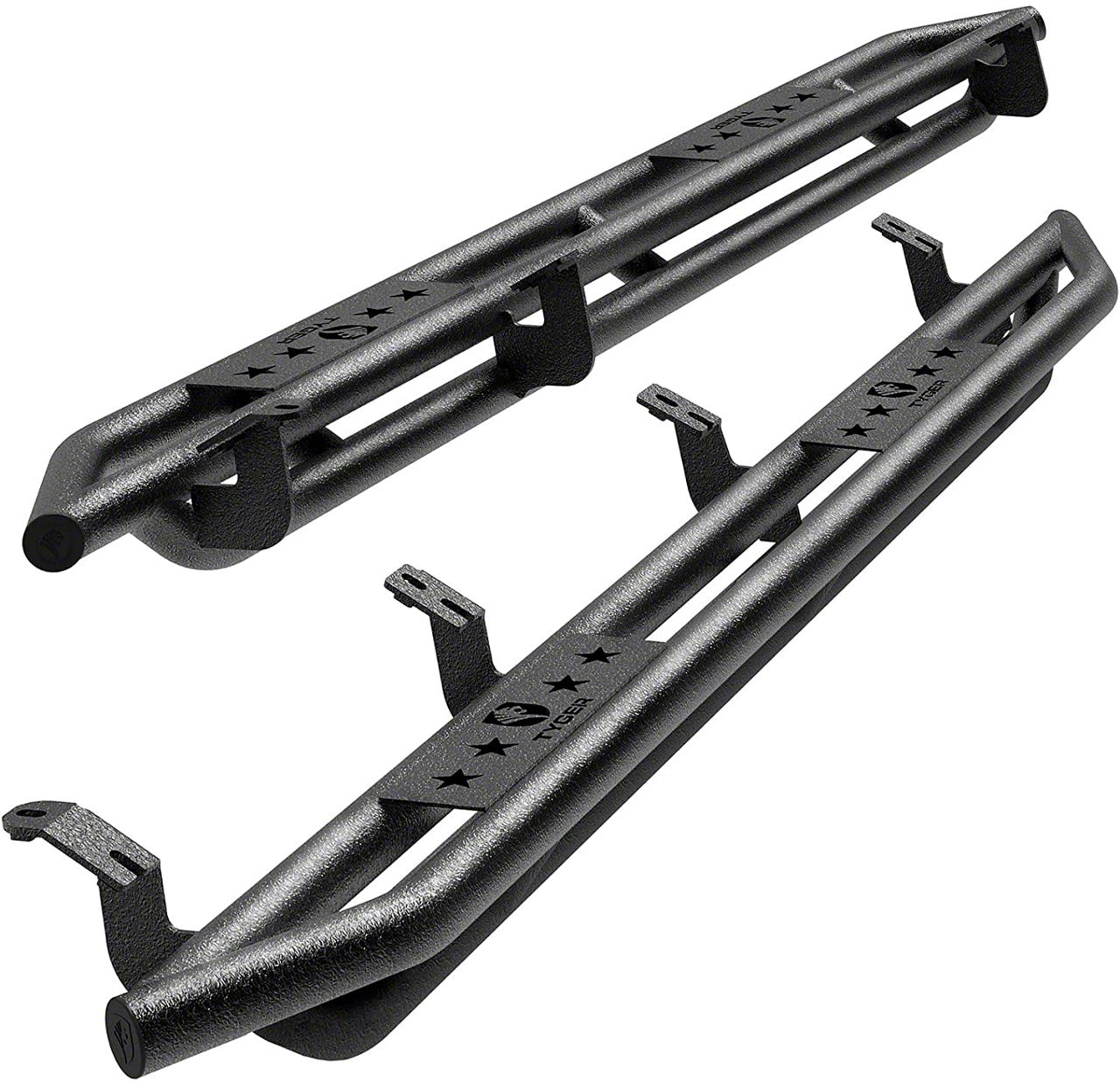 Tundra Star Armor Side Step Bars; Textured Black (07-21 Tundra CrewMax ...