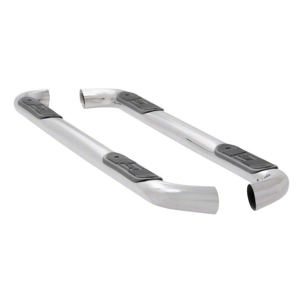 Tundra 60 Sries 3-Inch Round Nerf Side Step Bars; Polished Stainless ...