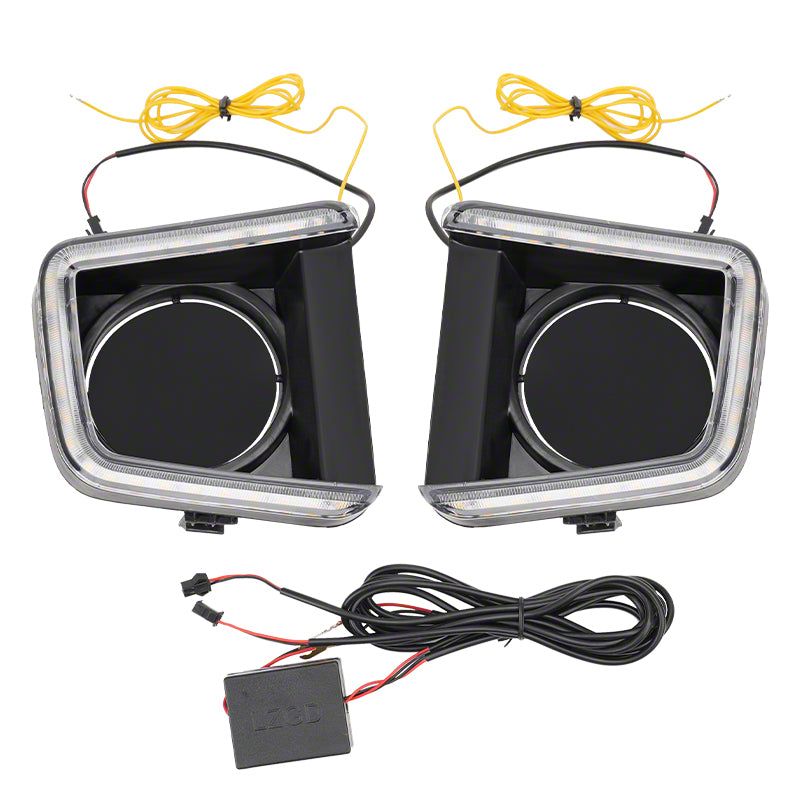 Tundra Switchback LED Fog Light Bezel Kit (14-21 Tundra) - Free Shipping