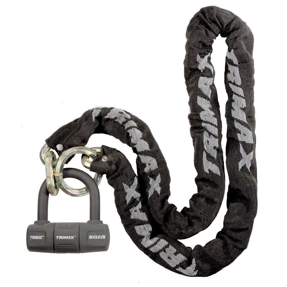 Tundra THEX Super Chain with 12mm Links and MAX60 Disc U-Lock; 5-Foot ...