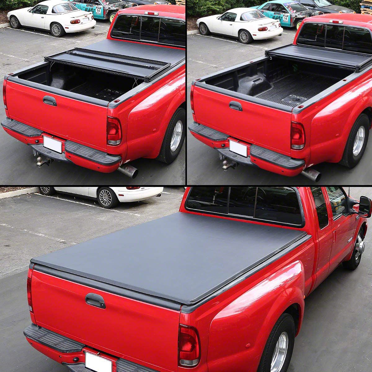 Tundra Tri-Fold Soft Tonneau Cover (07-13 Tundra w/ 6-1/2-Foot Bed ...