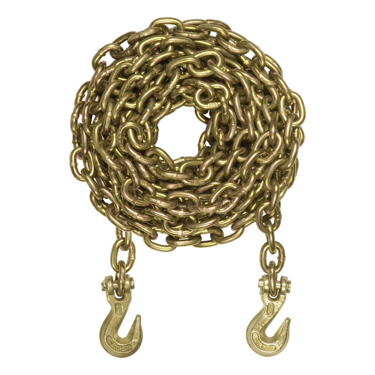 Tundra Transport Binder Safety Chain with Two Clevis Hooks; 25-Foot ...