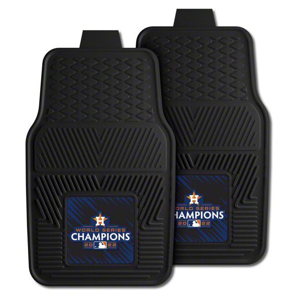 Tundra Vinyl Front Floor Mats with Houston Astros 2022 MLB World Series ...