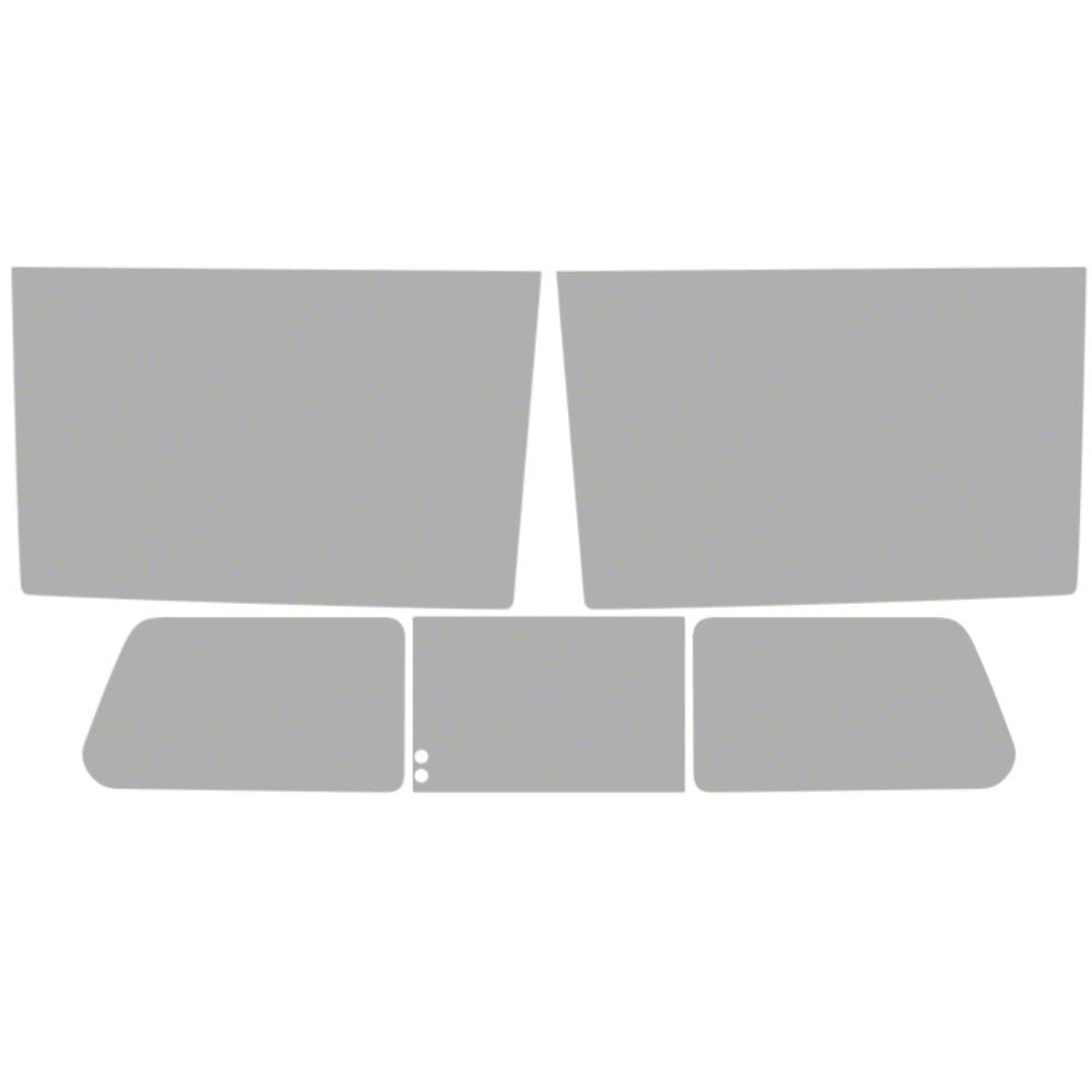 Tundra Window Tint Pre-Cut Kit; Rear Roll-Ups; 25% Medium (22-26 Tundra ...