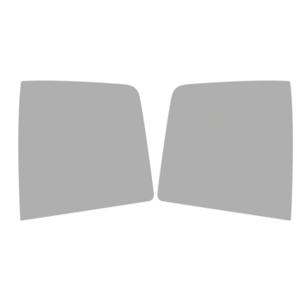 Tundra Window Tint Pre-Cut Kit; Rear Roll-Ups; 5% Dark (07-21 Tundra ...