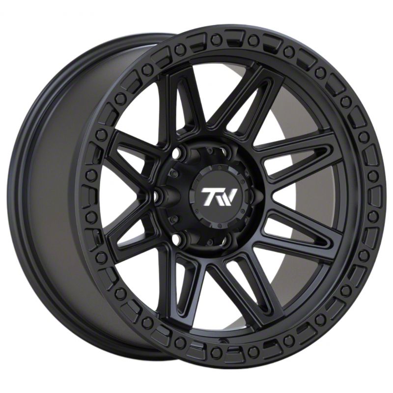 TW Offroad Toyota 4-Runner T23 Vector Matte Black with Gun Metal 6-Lug ...