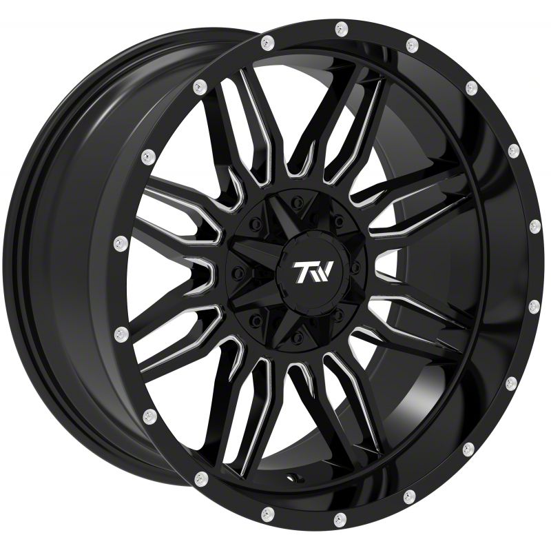 TW Offroad Titan XD T11 Sword Gloss Black with Milled Spokes 6-Lug ...