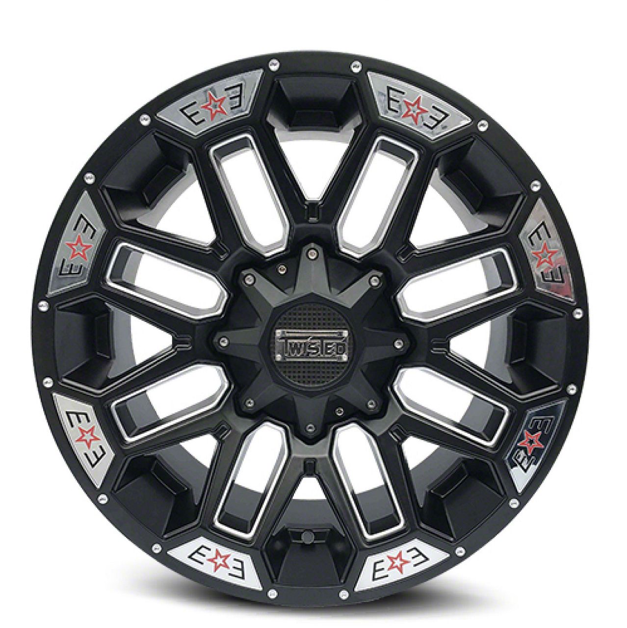 Twisted Off-Road Bronco T-26 Ranger Gloss Black Milled 6-Lug Wheel ...