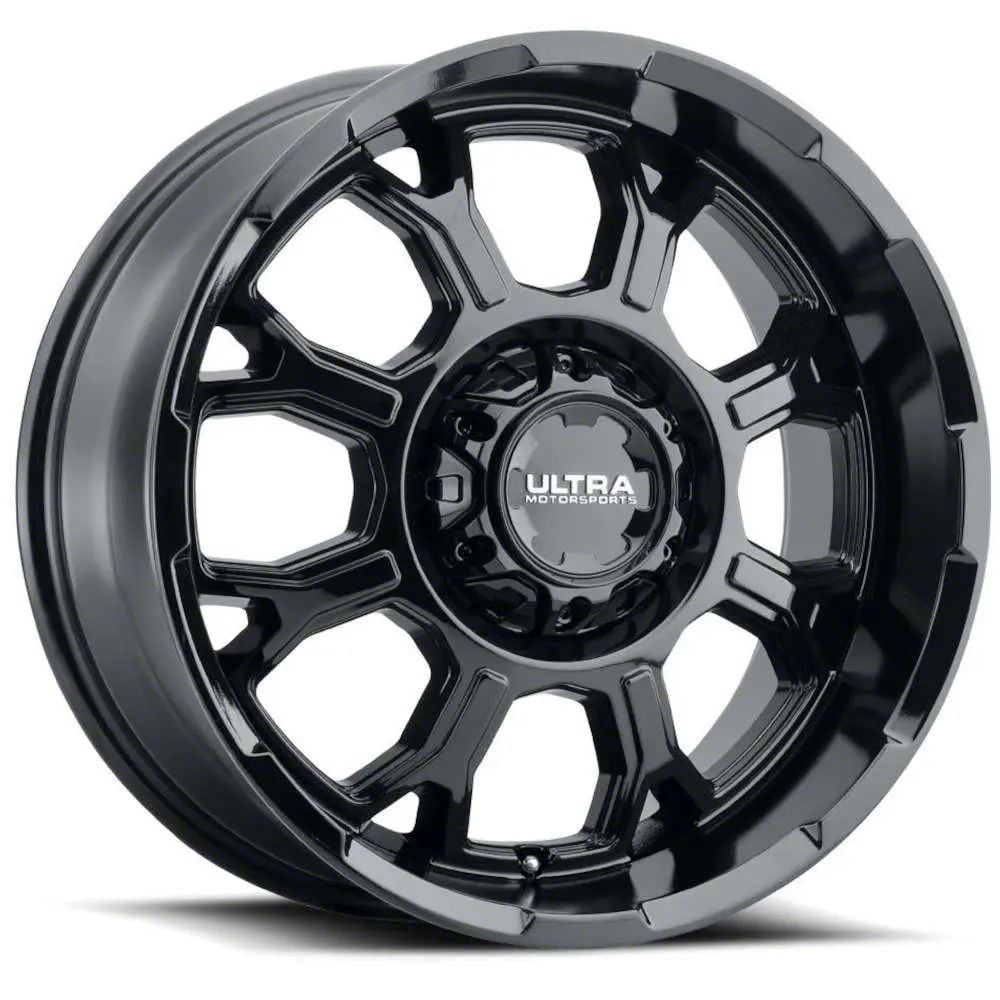 Ultra Wheels Toyota 4-Runner Commander Gloss Black 6-Lug Wheel; 17x9 ...