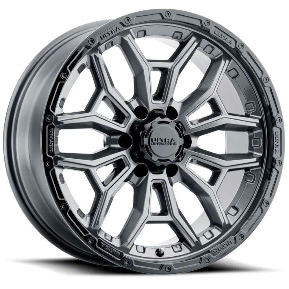 Ultra Wheels Tacoma Warmonger 6 Gloss Anthracite 6-Lug Wheel; 17x9 ...