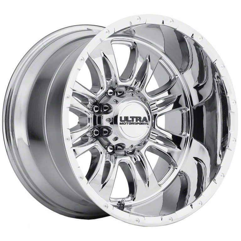Ultra Wheels Titan Hunter Chrome 6-Lug Wheel; 18x9; -12mm Offset ...