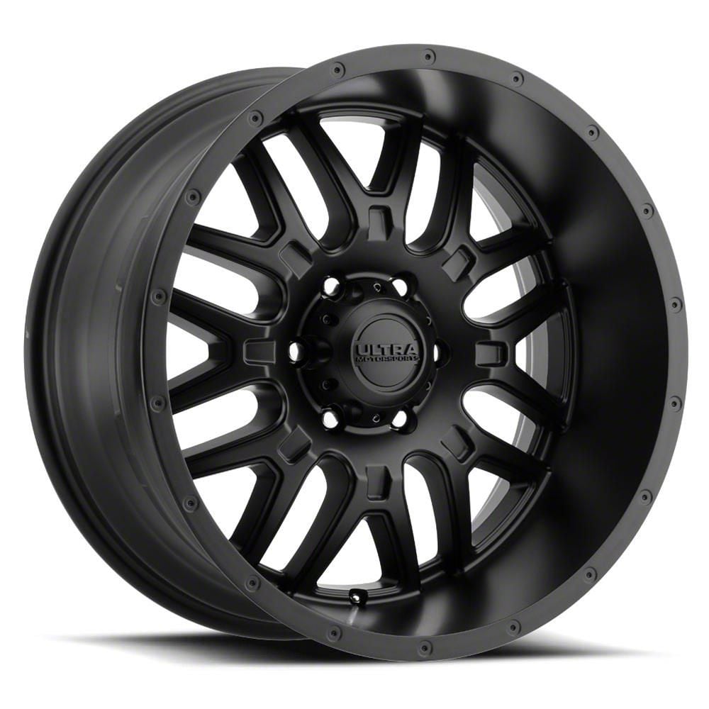 Ultra Wheels Titan XD Hunter Satin Black 6-Lug Wheel; 20x9; -12mm ...