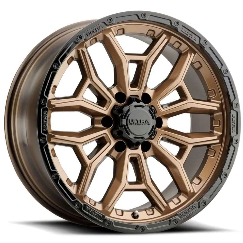 Ultra Wheels Titan XD Warmonger 6 Bronze 6-Lug Wheel; 20x9; 18mm Offset ...