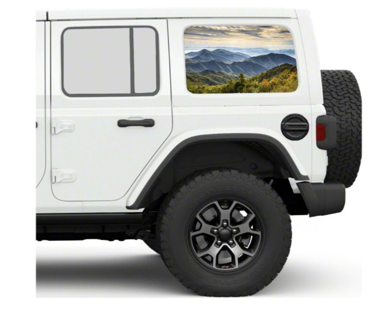 Under The Sun Inserts Jeep Wrangler Hard Top Rear Side Window Decals ...