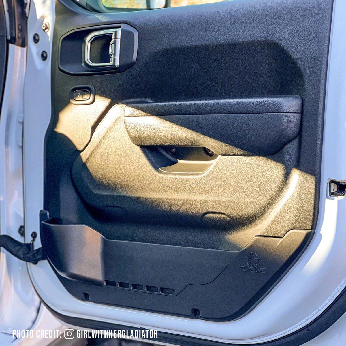 Unofficial Use Only Jeep Gladiator EM-Plus Door Pockets; Front and Rear ...