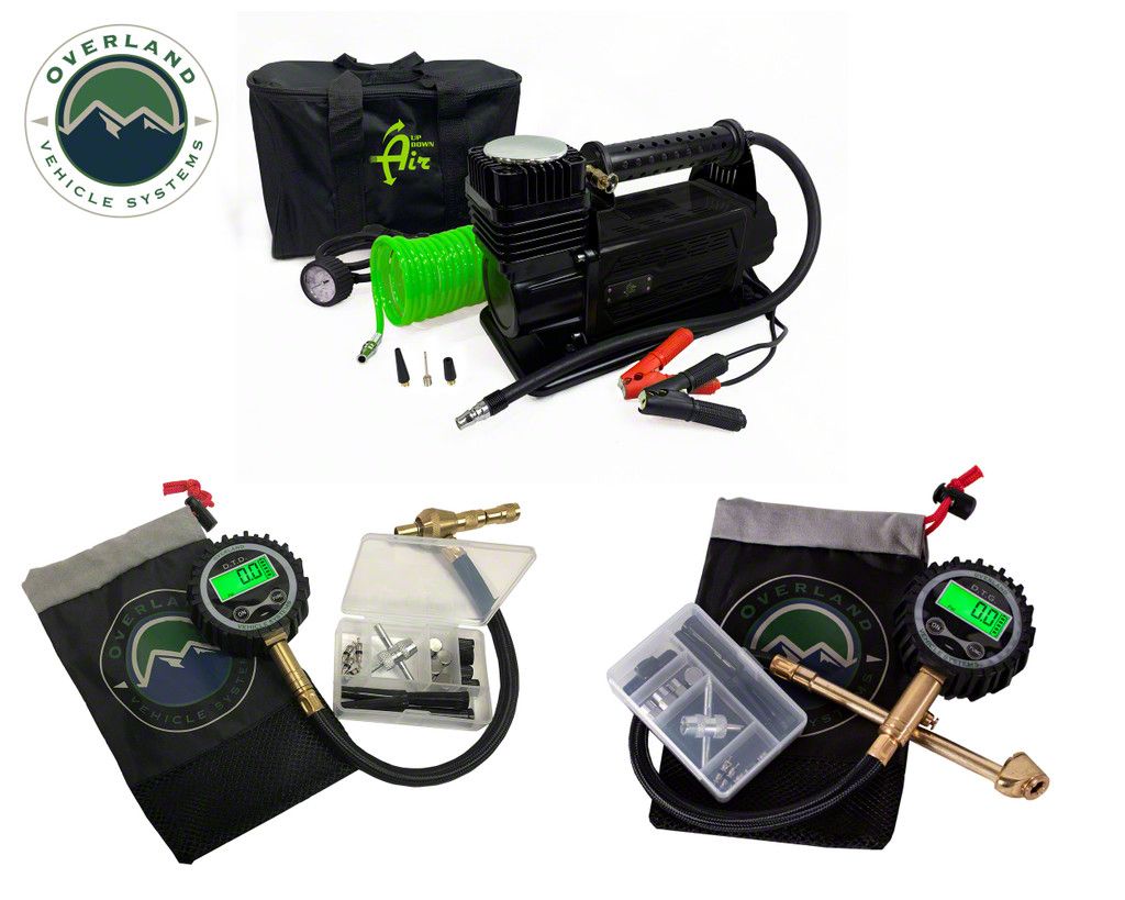 Up Down Air Tacoma Air Compressor and Digital Gauge Package 55-9210 ...