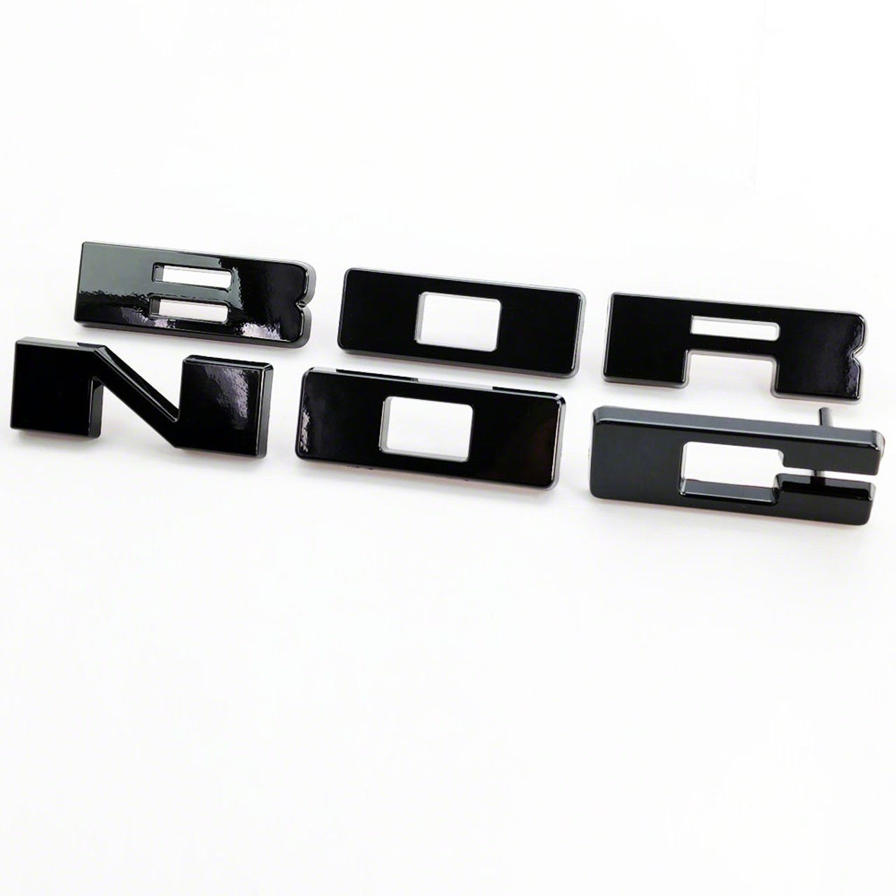 UPR Products Bronco Replacement Grille Letters; Velocity Blue 3683-04 ...