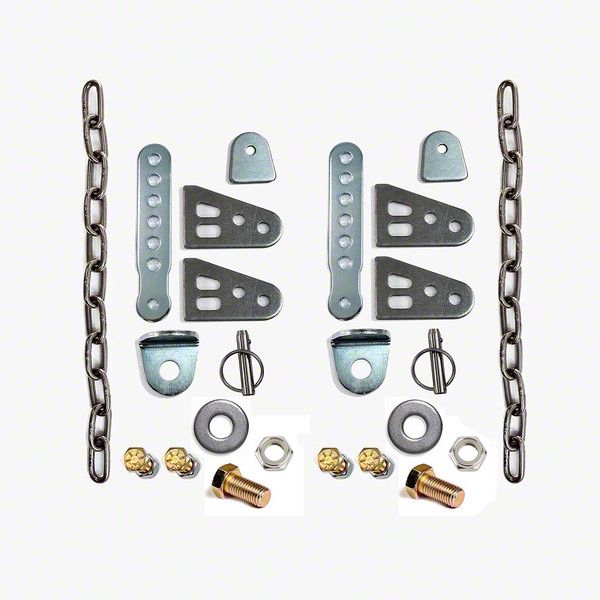 Jeep Wrangler Universal Front End Chain Travel Limiter Kit (Universal ...