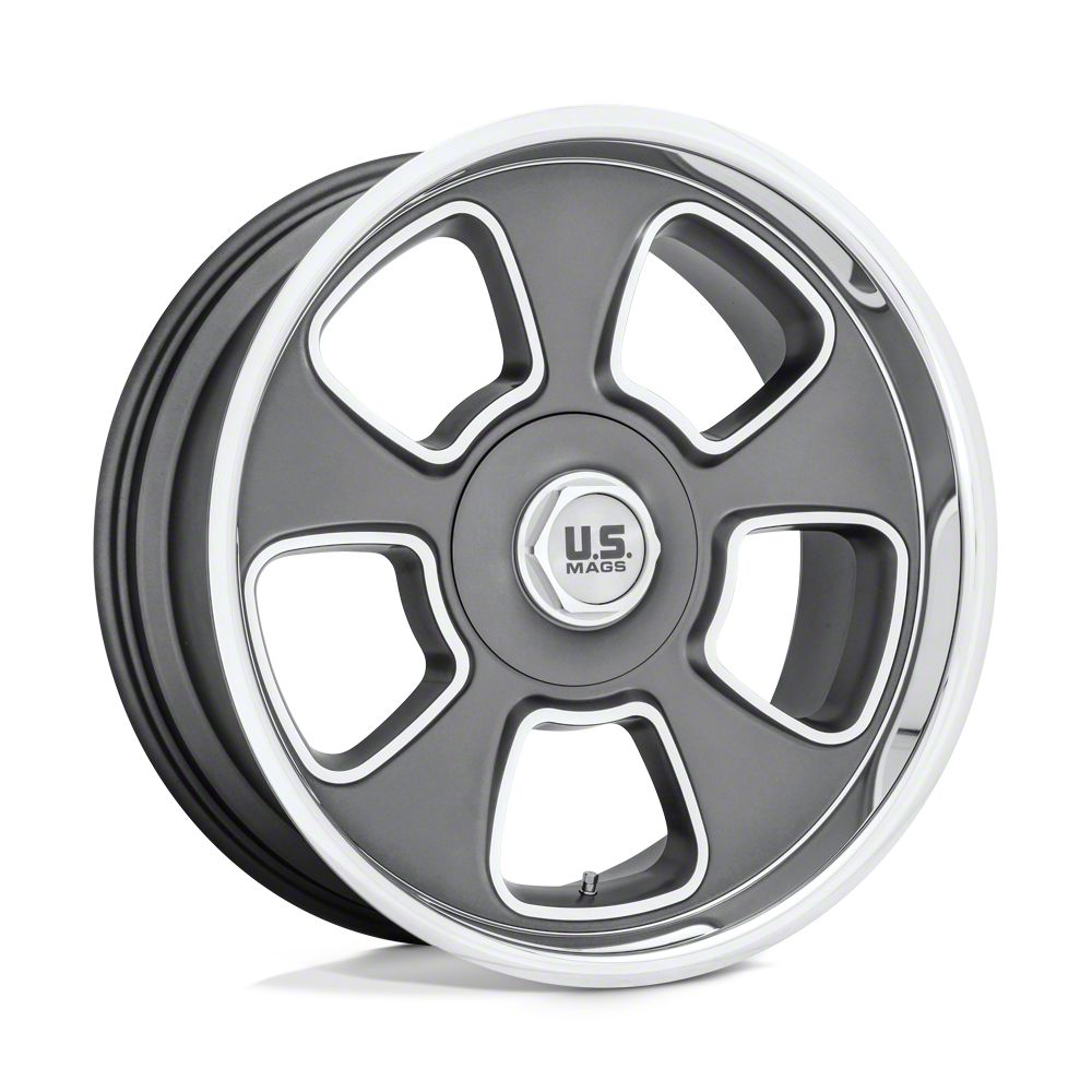 US Mag Jeep Wrangler Boulevard Matte Gunmetal Wheel; 20x9.5; 1mm Offset ...