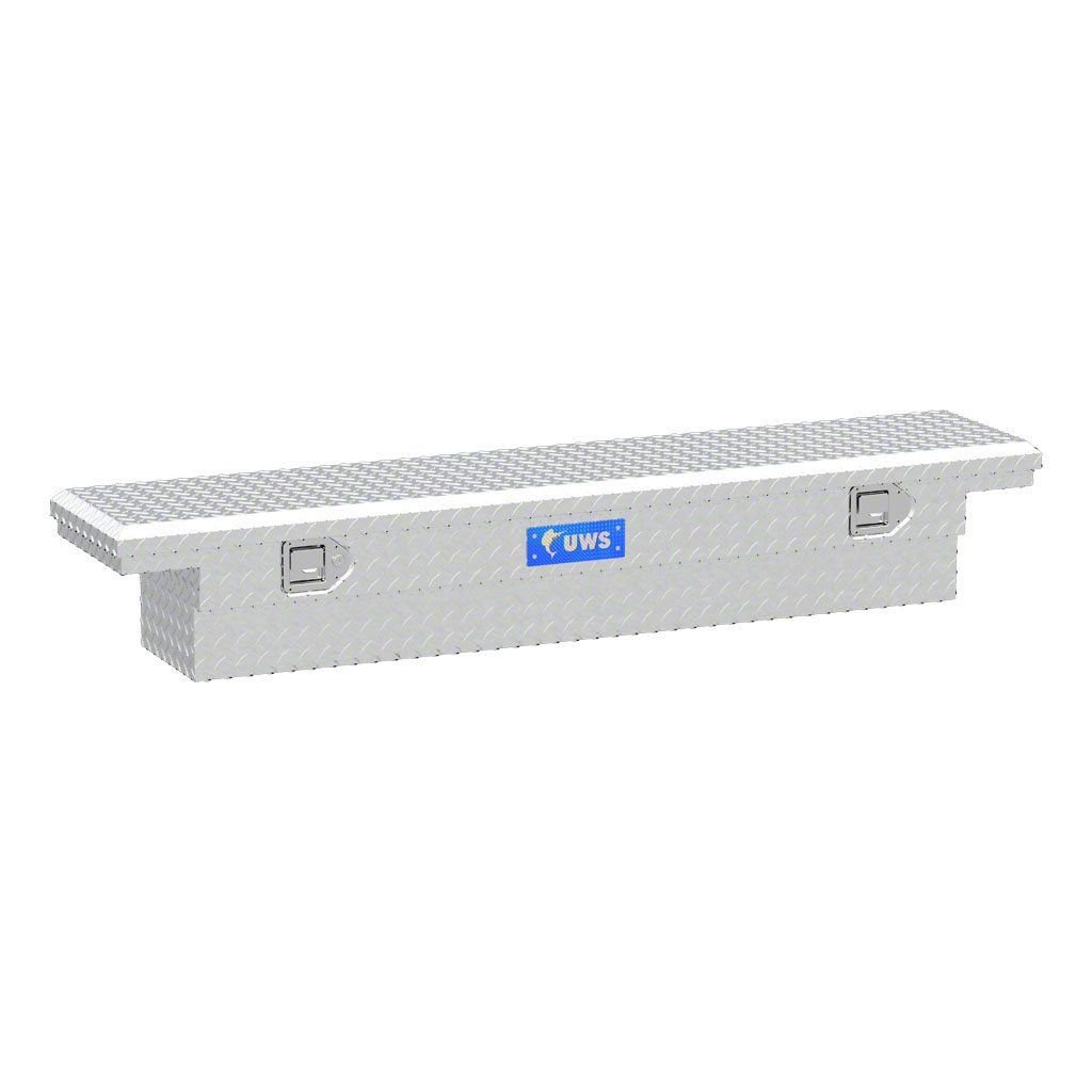 UWS Frontier 63-Inch Aluminum Low Profile Slim-Line Tool Box; Bright ...