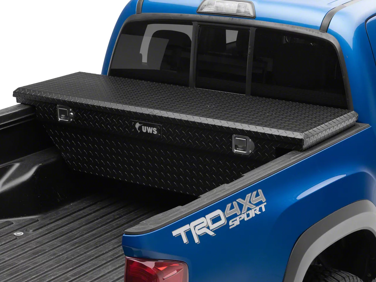 UWS Tacoma 63-Inch Aluminum Low Profile Angled Crossover Tool Box ...