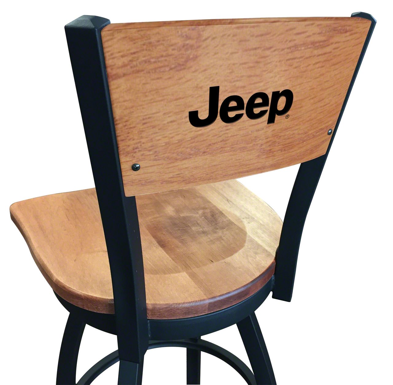 Universal XT 30-Inch Swivel Counter Stool with Jeep Logo; Vinyl Solid ...
