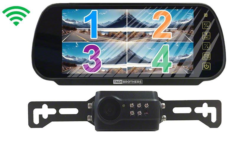 Universal XT 300-Foot Digital Wireless Range License Plate Backup ...