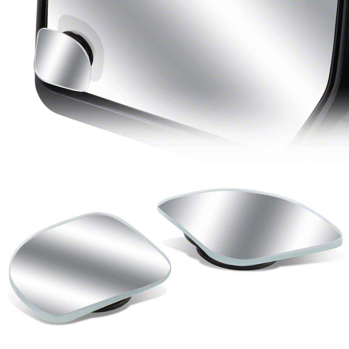 Universal XT Adjustable Corner Blind Spot Mirrors; 2-Inch (Universal ...