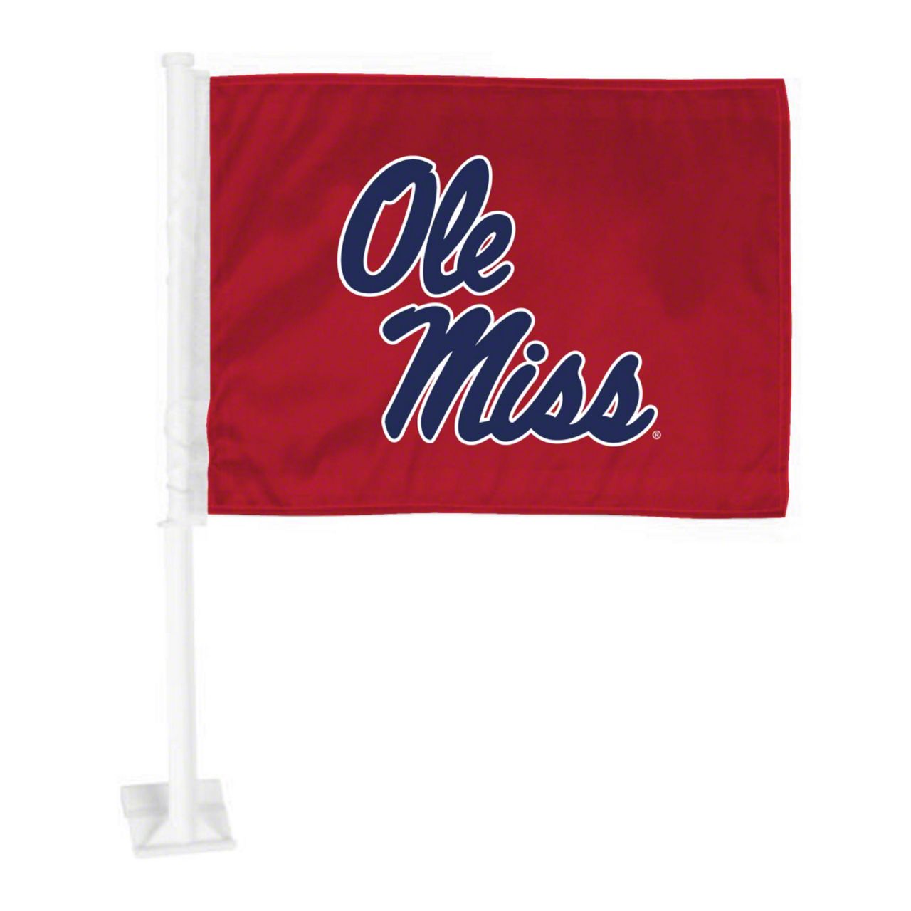 Universal XT Car Flag with University of Mississippi Logo; Red ...