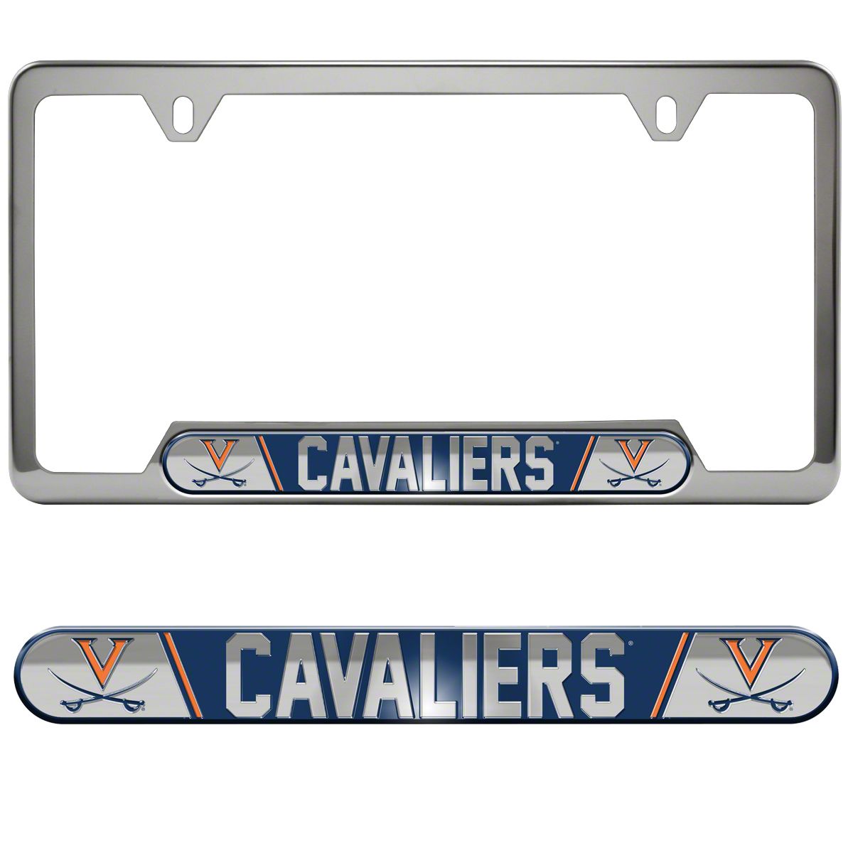 Universal XT Embossed License Plate Frame with University of Virginia ...