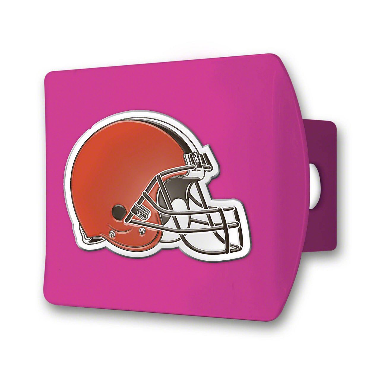 Universal XT Hitch Cover with Cleveland Browns Logo; Pink (Universal ...