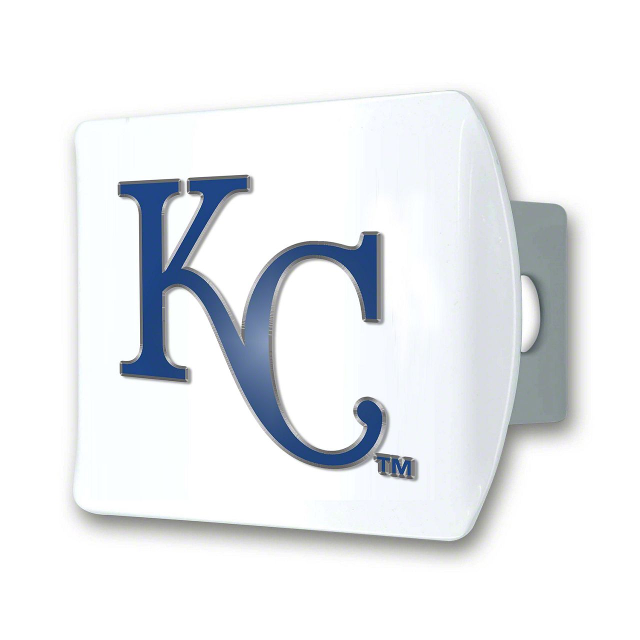 Universal XT Hitch Cover with Kansas City Royals Logo; White (Universal ...