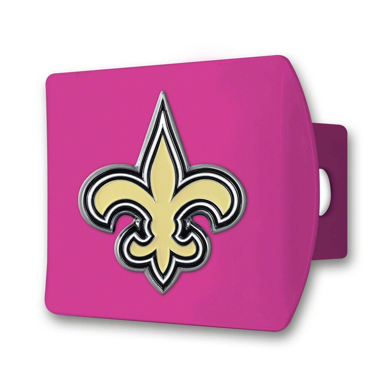 Universal XT Hitch Cover with New Orleans Saints Logo; Pink (Universal ...
