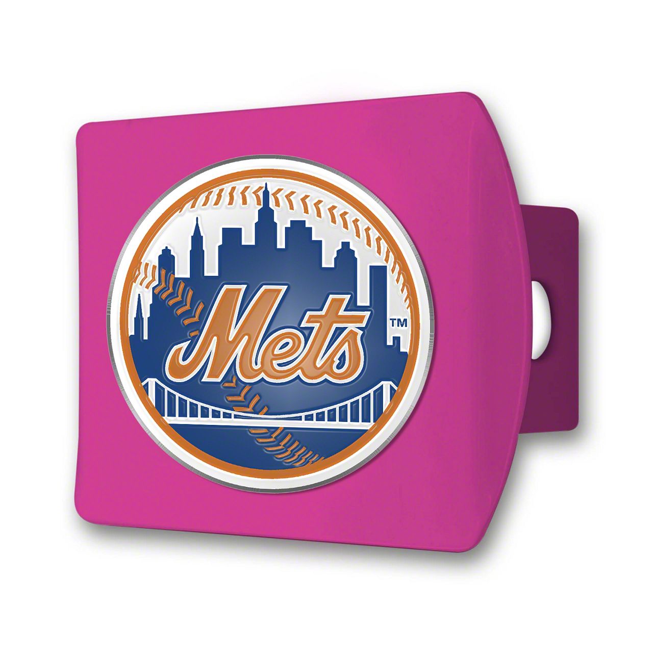 Universal XT Hitch Cover with New York Mets Logo; Pink (Universal; Some ...