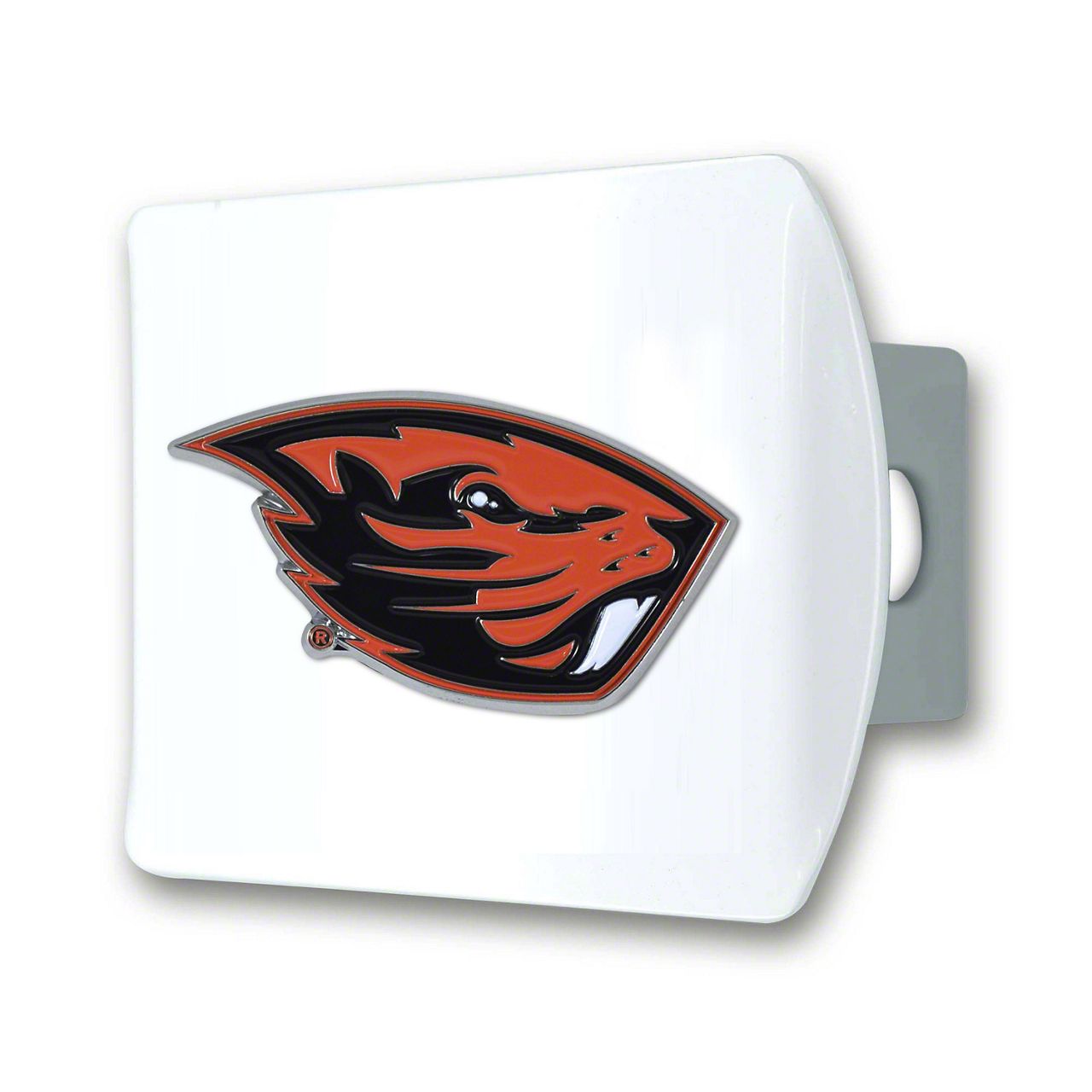 Universal XT Hitch Cover with Oregon State Logo; White (Universal; Some ...
