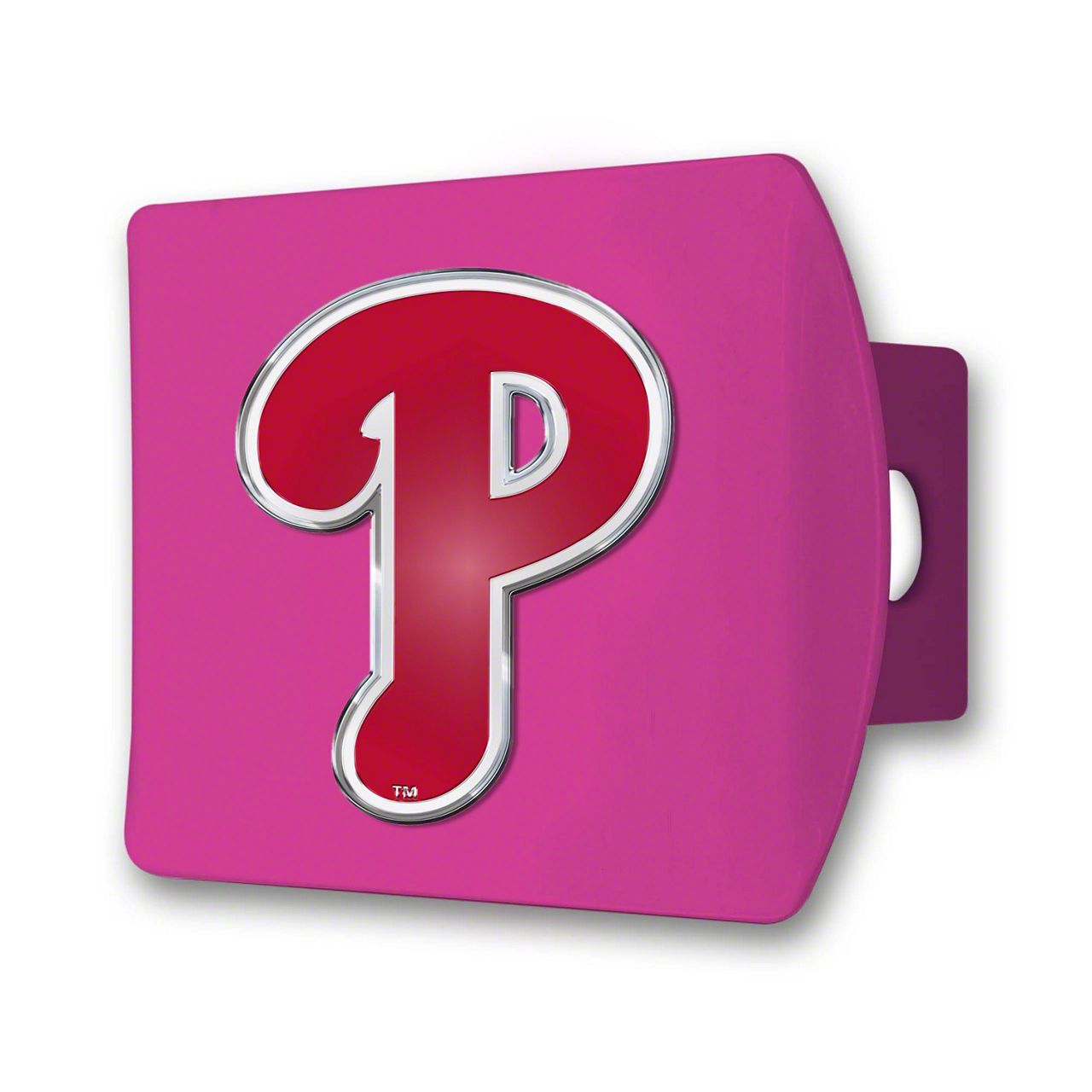 Universal XT Hitch Cover with Philadelphia Phillies Logo; Pink ...