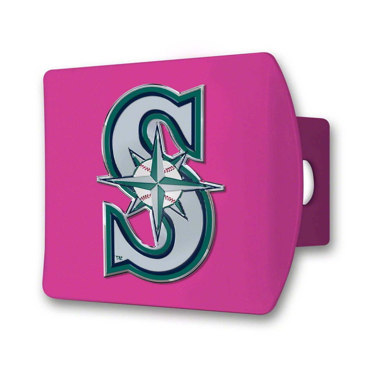 Universal XT Hitch Cover with Seattle Mariners Logo; Pink (Universal ...