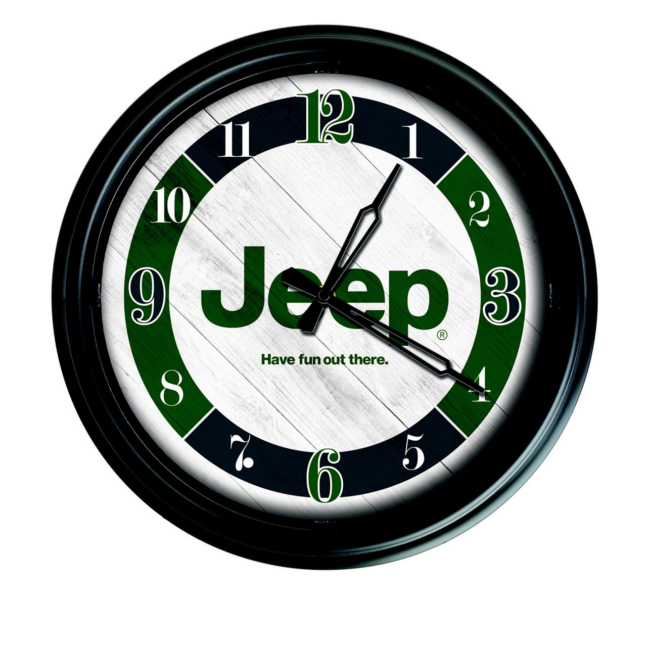 Universal XT Indoor/Outdoor LED Wall Clock with Jeep Logo - Free Shipping
