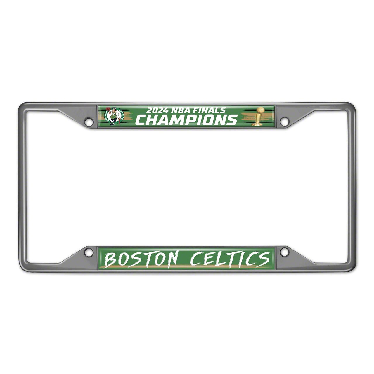 Universal XT License Plate Frame with 2024 NBA Champions Boston Celtics ...