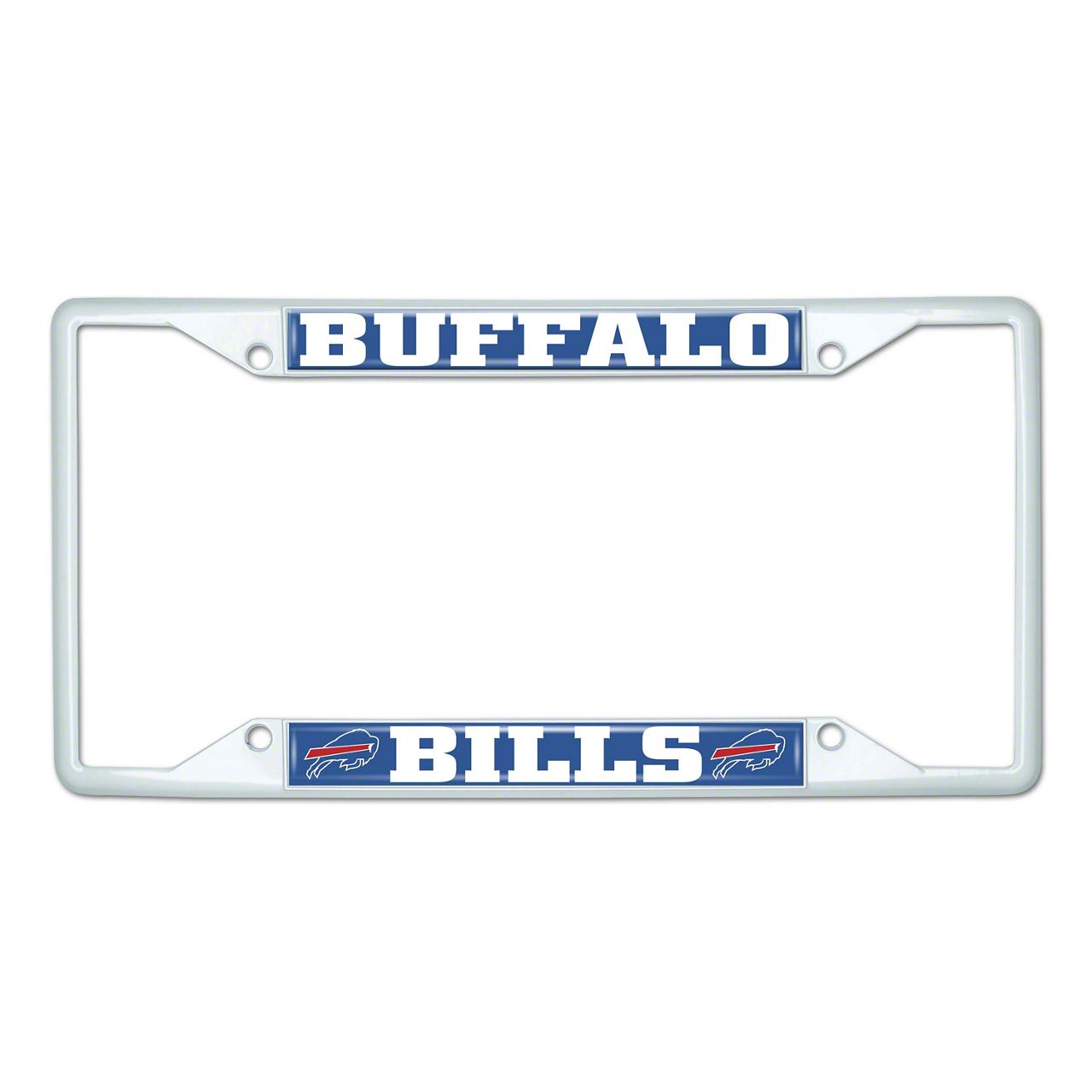 Universal XT License Plate Frame with Buffalo Bills; White (Universal ...