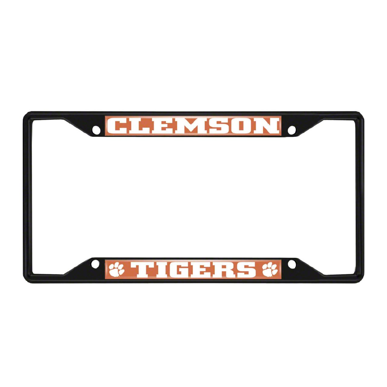 Universal XT License Plate Frame with Clemson University Logo; Black ...