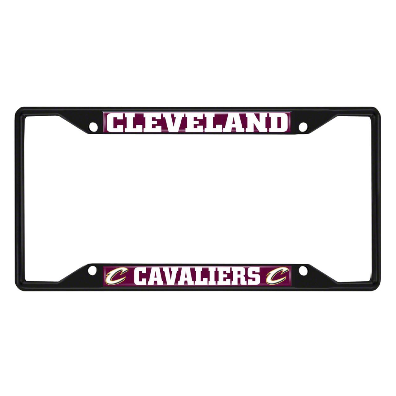 Universal XT License Plate Frame with Cleveland Cavaliers Logo; Black ...