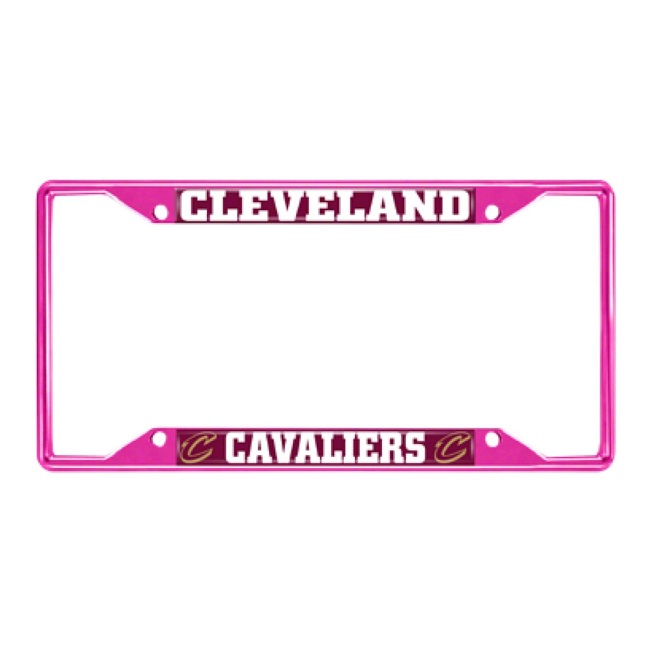 Universal XT License Plate Frame with Cleveland Cavaliers; Pink ...