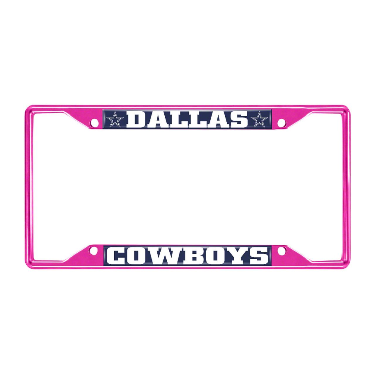 Universal XT License Plate Frame with Dallas Cowboys; Pink (Universal ...
