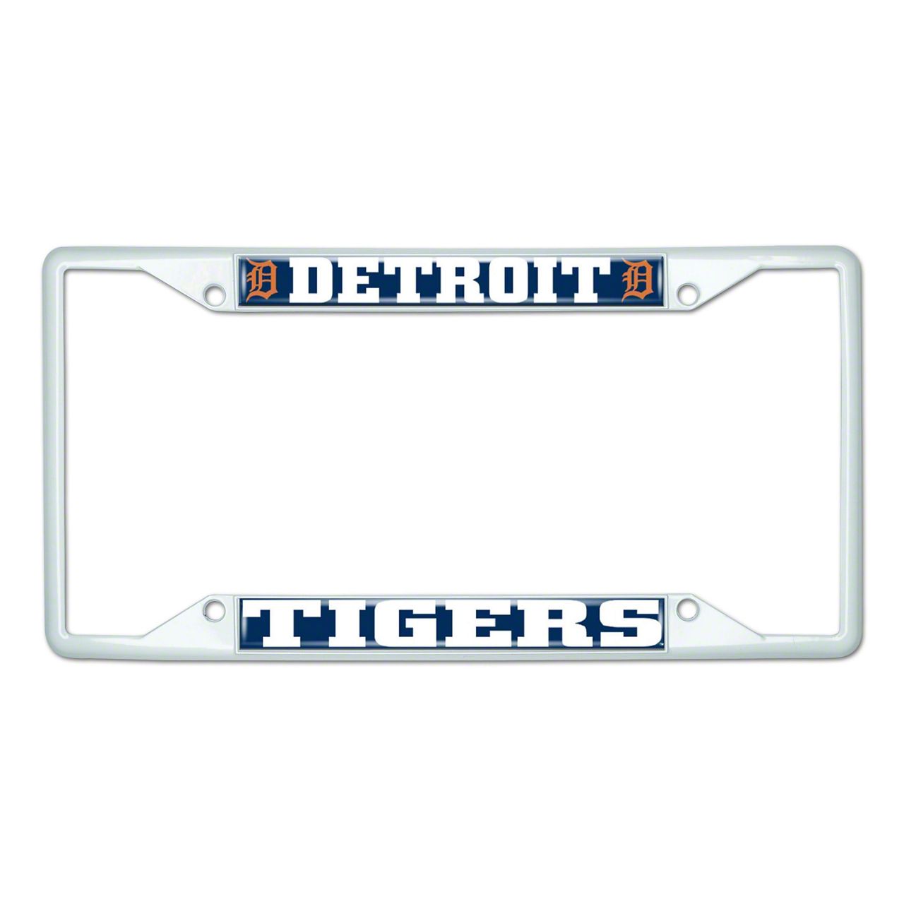Universal XT License Plate Frame with Detroit Tigers; White (Universal ...
