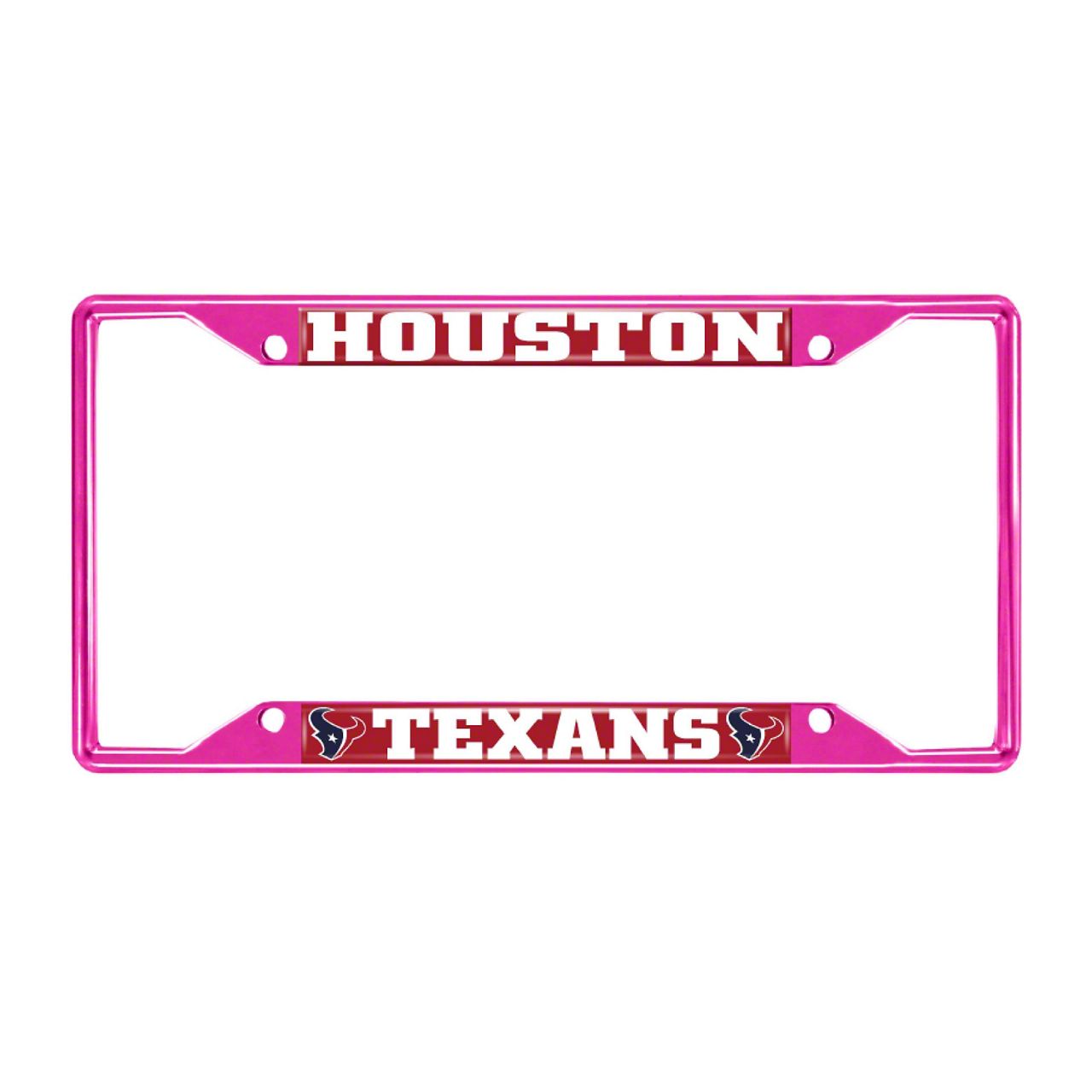 Universal XT License Plate Frame with Houston Texans; Pink (Universal ...