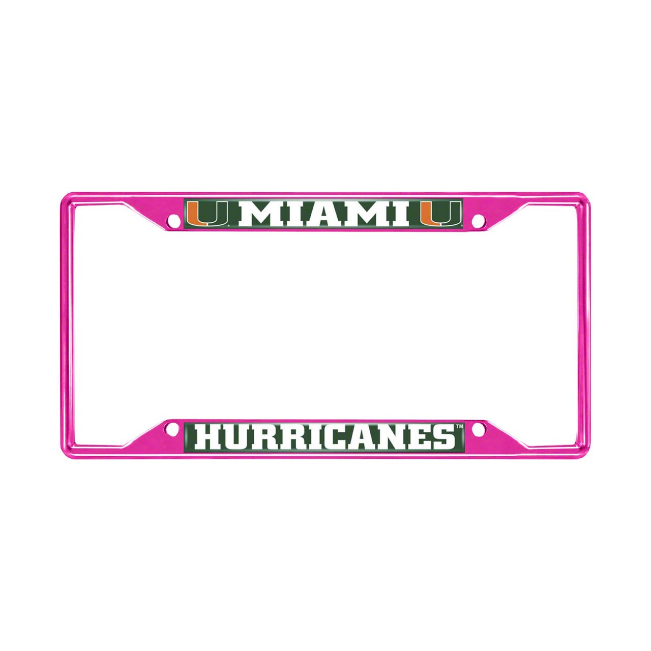 Universal XT License Plate Frame with Miami; Pink (Universal; Some ...