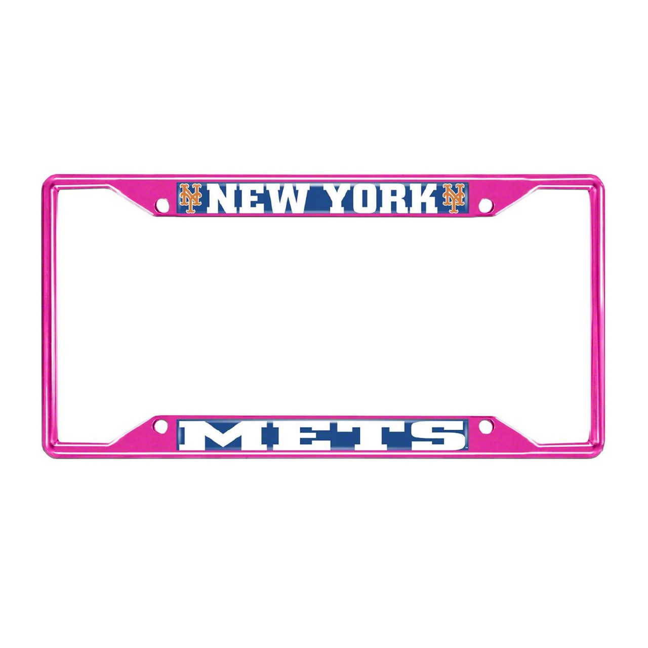 Universal XT License Plate Frame with New York Mets; Pink (Universal ...