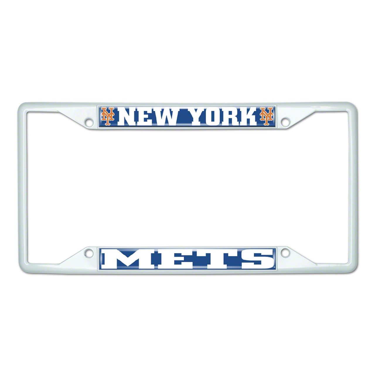 Universal XT License Plate Frame with New York Mets; White (Universal ...